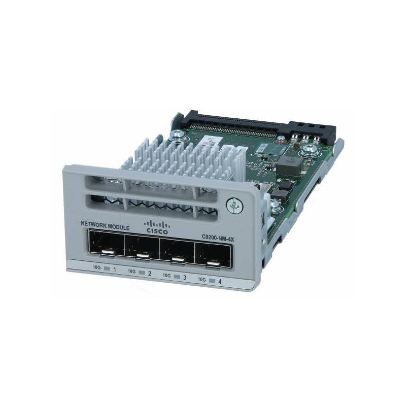 Modulo de red Catalyst C9200-NM-4X, 4 Puertos SFP+ (4x1G/10G), para Ci