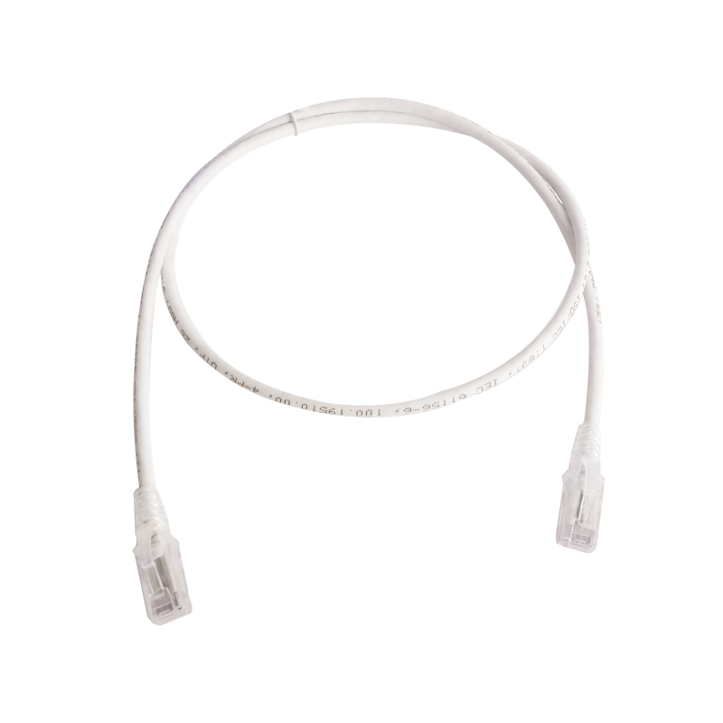 Patch Cord MC6 Modular Cat6 UTP, CM/LS0H, 3ft, Color Blanco, Versión B