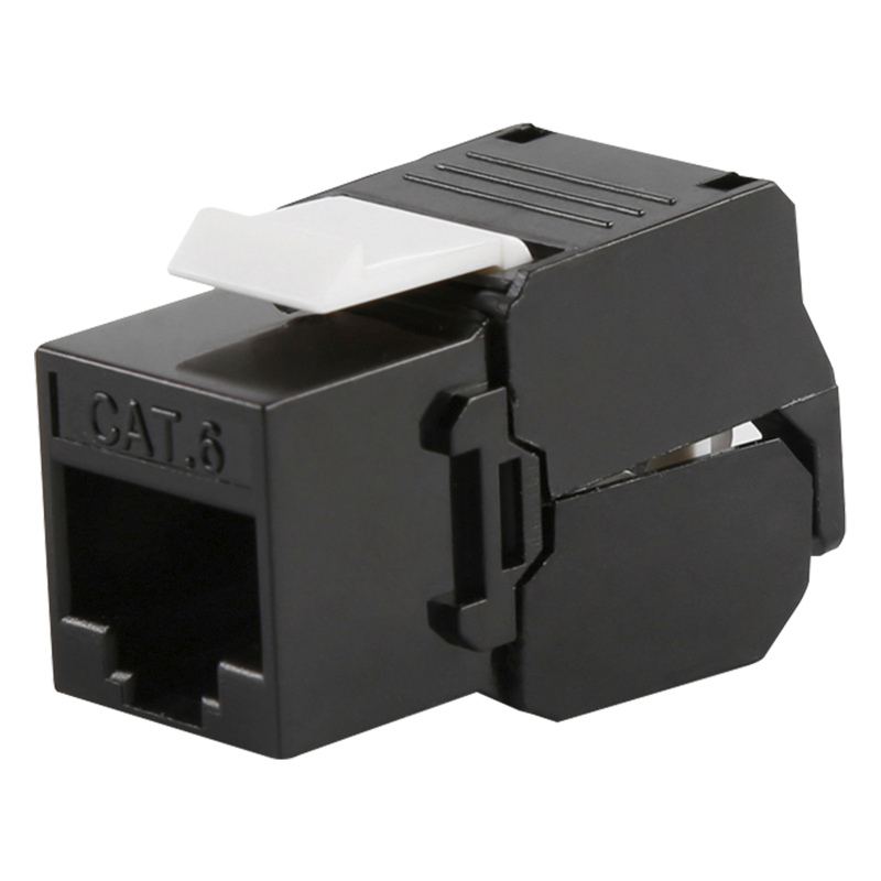 Módulo Jack keystone Cat 6 (toolless), con terminación en ángulo 180 º