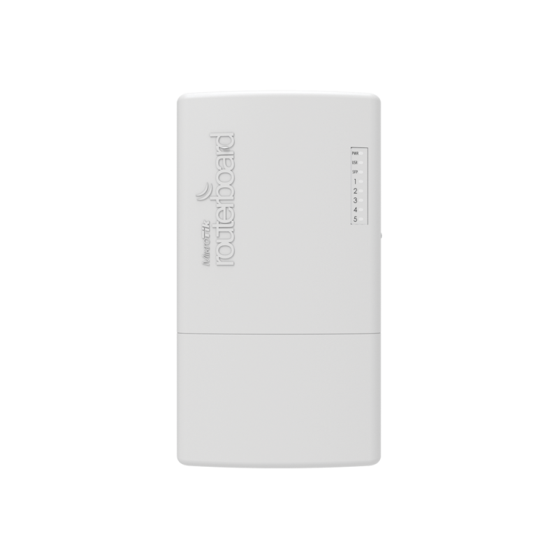 Router para exterior 5 puertos gigabit, PoE 802.3af/at (powerbox pro)