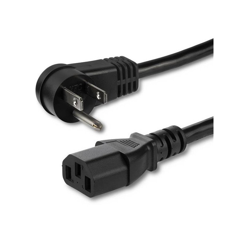 Cable de 0.9m de Alimentación Acodado NEMA 5-15P a C13, Cable de ...