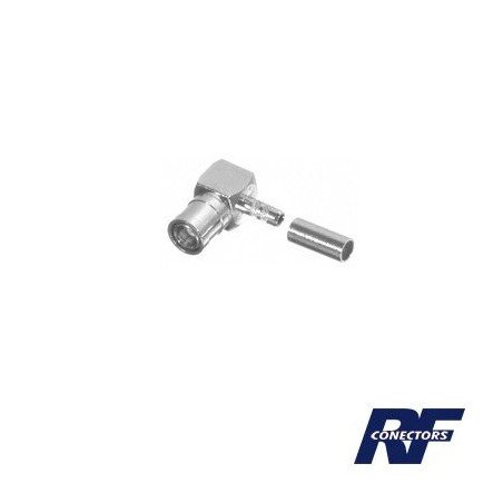 Conector SMB Macho en A/R de anillo plegable para cables RG-174/U, BEL